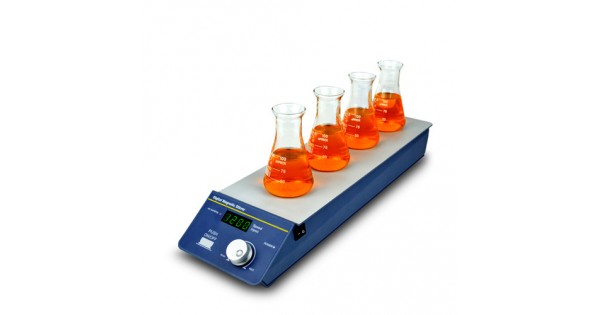Magnetic stirrer with 4 stirring points at 1200rpm | BT Lab Systems