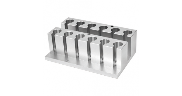 Heating block for 12 x 16mm tubes for nitrogen evaporator | BT Lab Systems